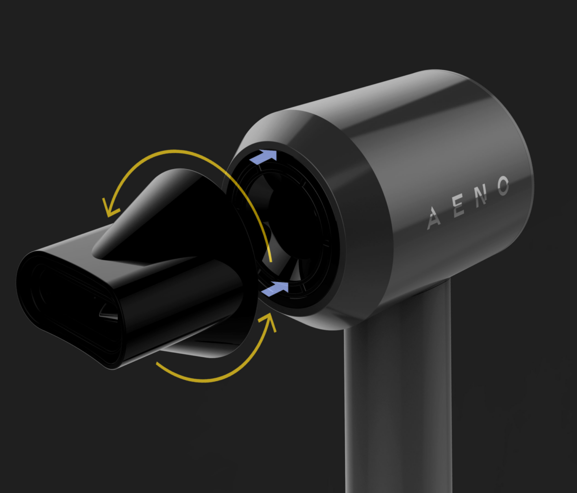 AENO HD1: Hair dryer with unique technology for quick styling without ...