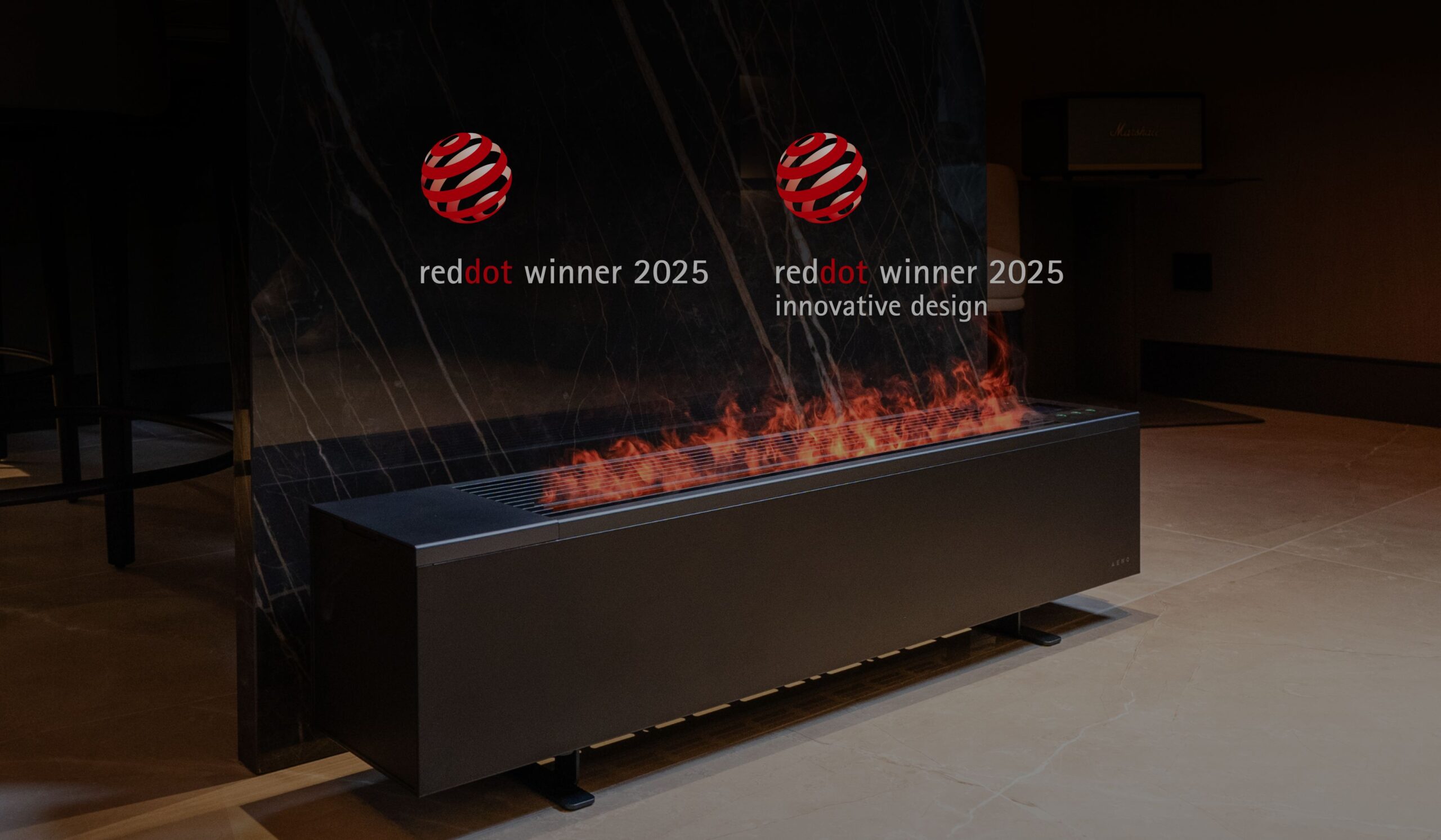 AENO Premium Eco Smart Space Heater with REAL FIRE Effect Was ...